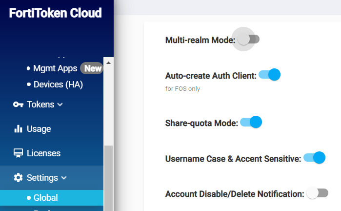 Change separate tokens to a single token | FortiToken Cloud 23.4.a ...