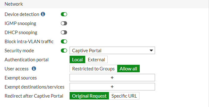 Blocking intra-VLAN traffic | FortiSwitch 7.4.5 | Fortinet Document Library