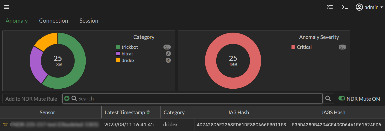 Encrypted Attack | FortiNDR 7.4.5 | Fortinet Document Library
