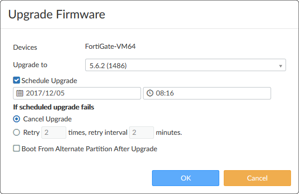 Firmware Management | FortiManager 6.0.0 | Fortinet Document Library
