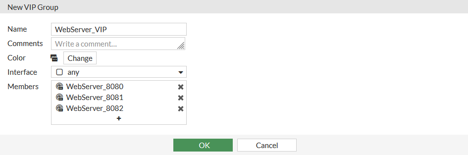Virtual IPs with port forwarding | FortiGate / FortiOS 7.2.10 ...