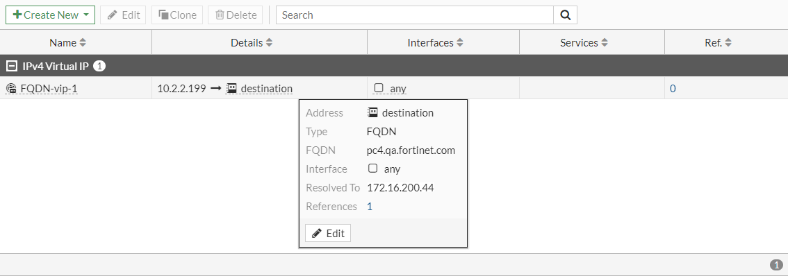 Configure FQDN-based VIPs | FortiGate / FortiOS 7.2.11 | Fortinet ...