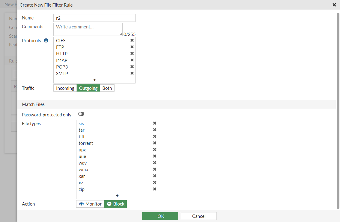 File filter | FortiGate / FortiOS 7.2.11 | Fortinet Document Library
