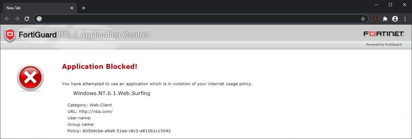 Blocking applications with custom signatures | FortiGate / FortiOS 7.2. ...
