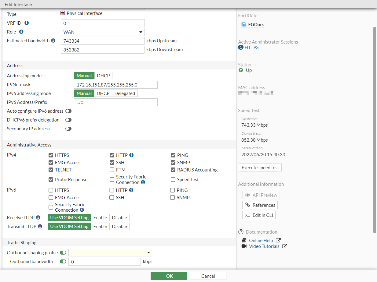Traffic shaping profiles | FortiGate / FortiOS 7.2.11 | Fortinet ...