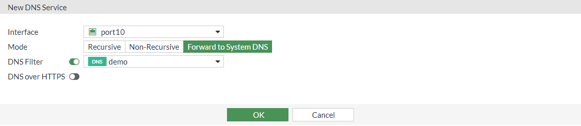 Applying DNS filter to FortiGate DNS server | FortiGate / FortiOS 7.2. ...