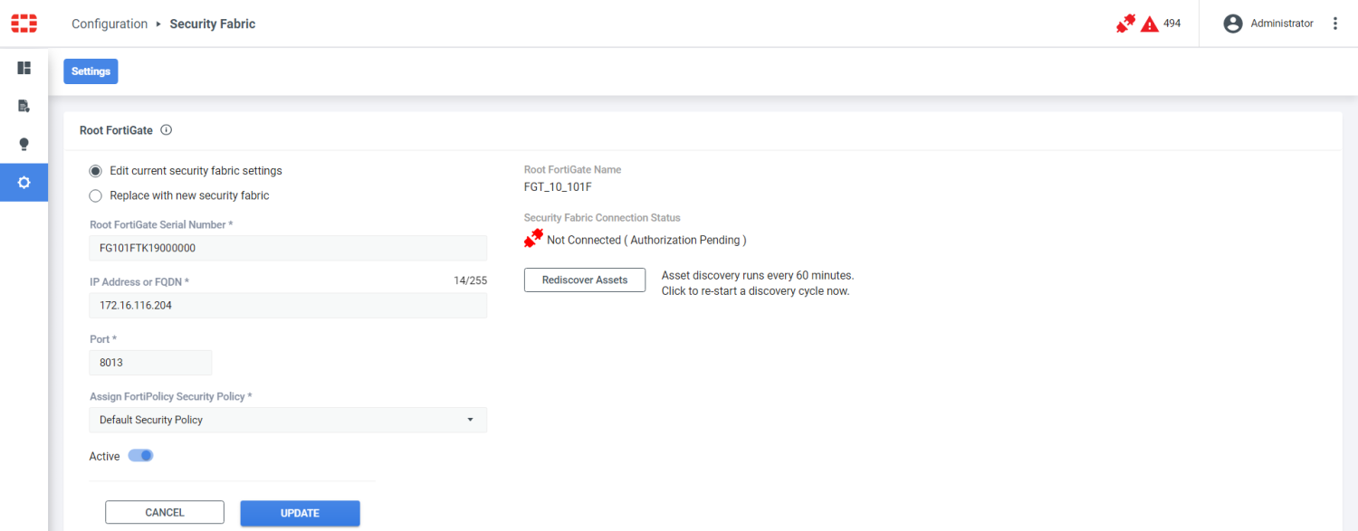 Configuring FortiPolicy | FortiGate / FortiOS 7.2.11 | Fortinet ...