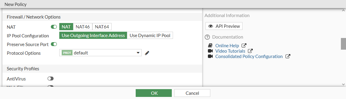 Static SNAT | FortiGate / FortiOS 7.2.11 | Fortinet Document Library