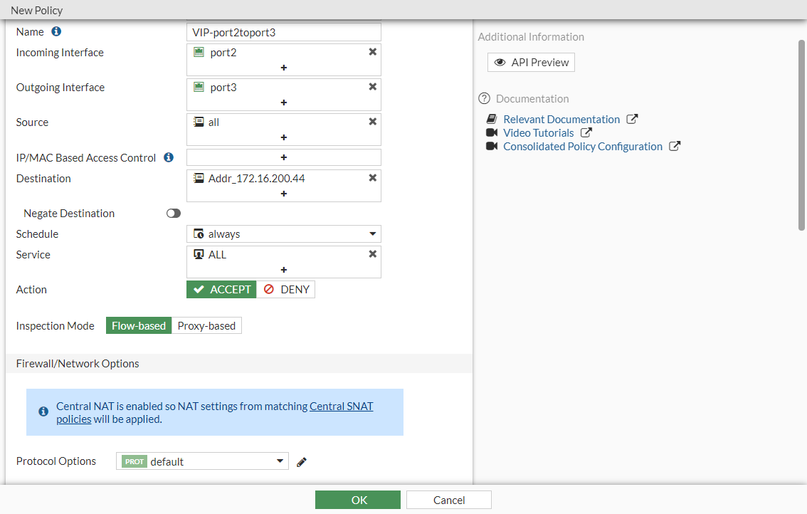 Central DNAT | FortiGate / FortiOS 7.2.11 | Fortinet Document Library