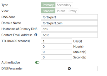 Configuring DNS | FortiGuest 1.3.1 | Fortinet Document Library