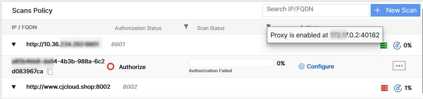 FortiDAST Proxy Server | FortiDAST 25.2.a | Fortinet Document Library