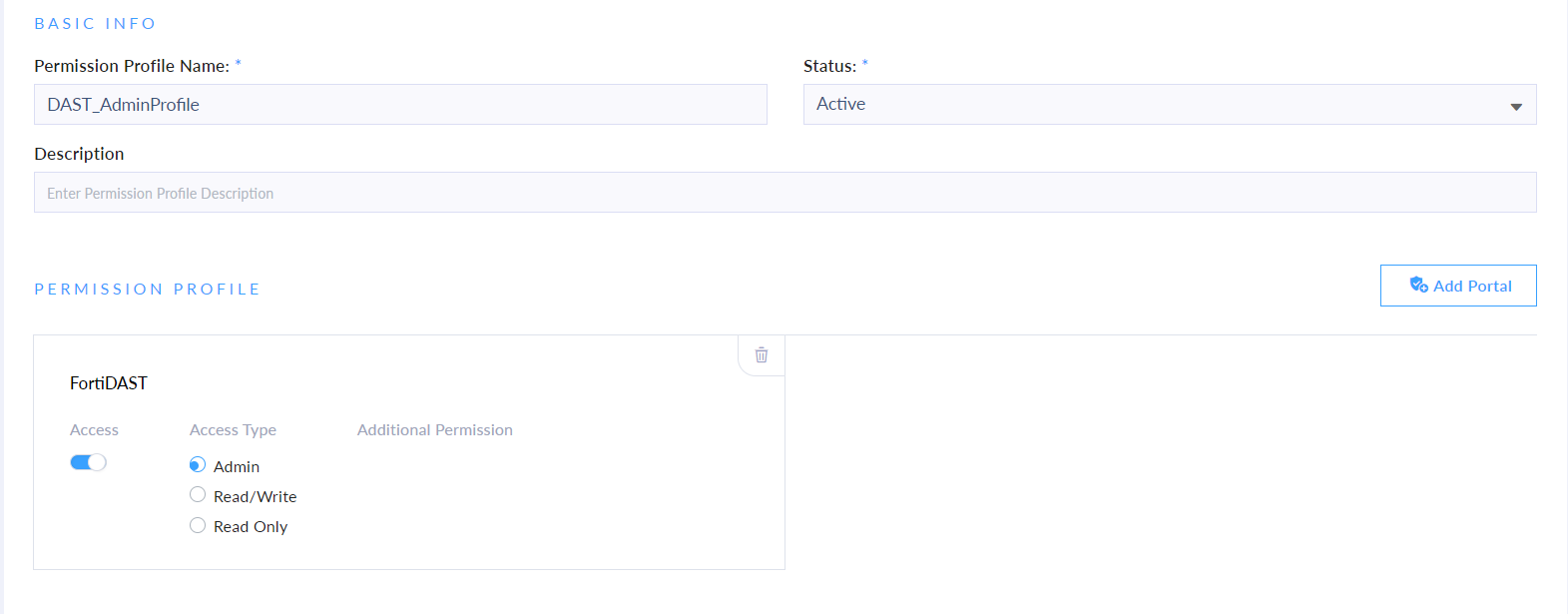 External IDP Authentication | FortiDAST 25.2.a | Fortinet Document Library