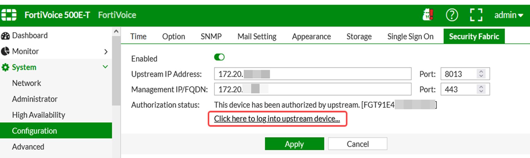 Working with system configurations | FortiVoice 7.2.0 | Fortinet ...
