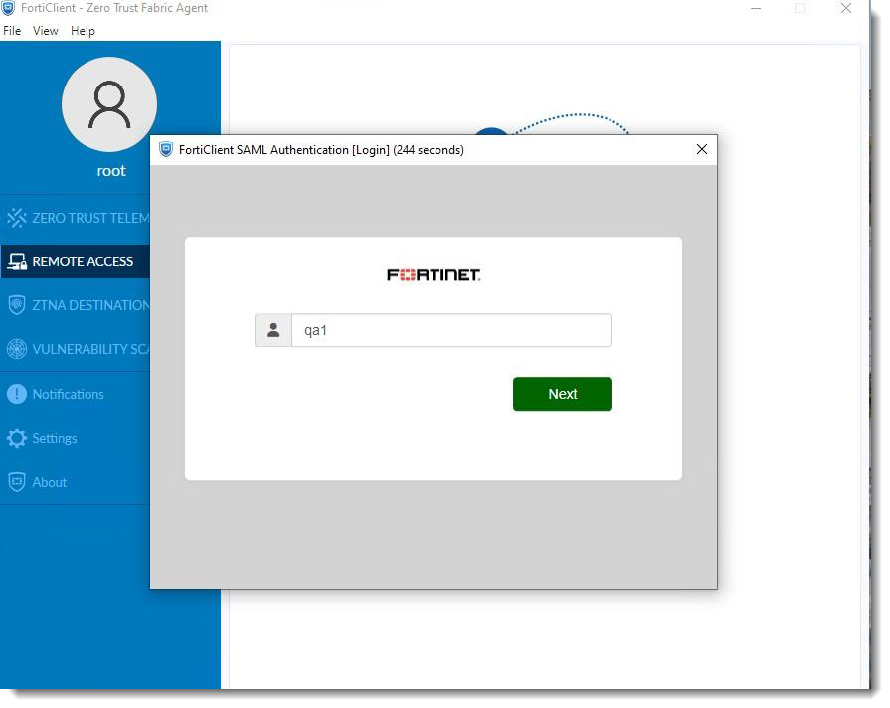 Add SSO to IPsec VPN | FortiSASE-Sovereign | Fortinet Document Library