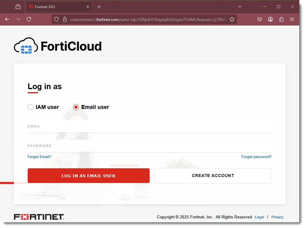 Log on to FortiSASE-Sovereign | FortiSASE-Sovereign | Fortinet Document ...