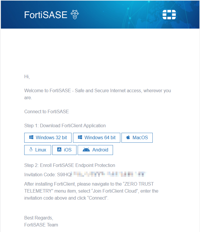 Downloading and installing FortiClient on Windows endpoints | FortiSASE ...