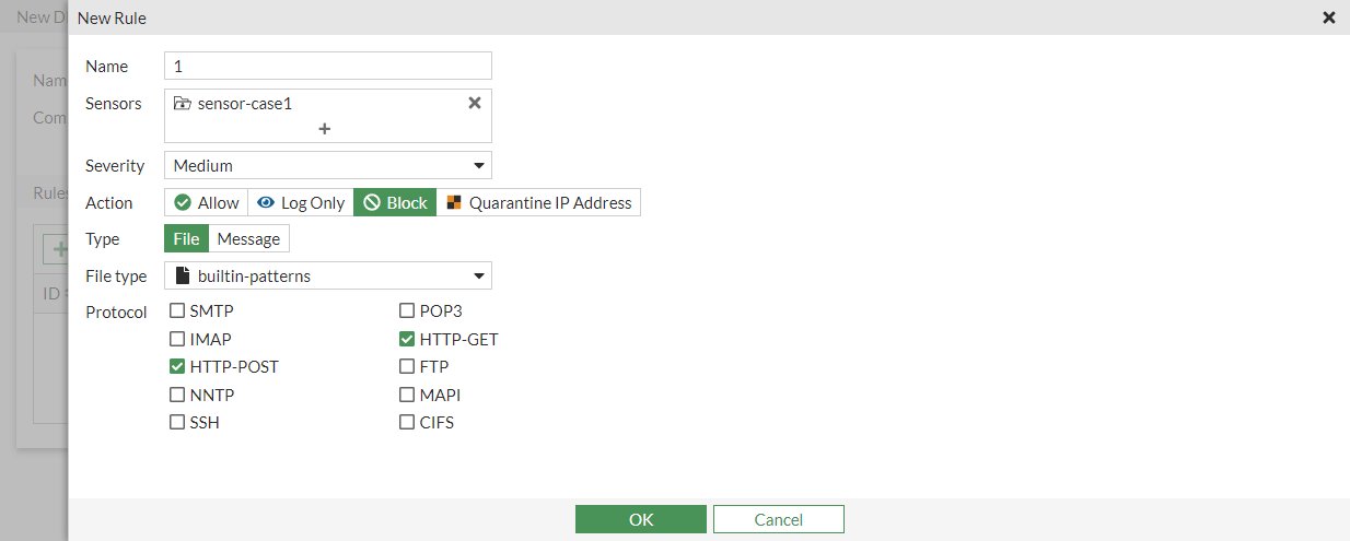 DLP examples | FortiGate / FortiOS 7.4.2 | Fortinet Document Library