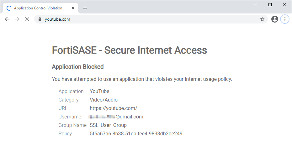 Application Control With Inline-CASB | FortiSASE 24.2.44 | Fortinet ...