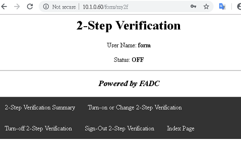 2FA Script Deployment Guide | FortiADC 5.4.1 | Fortinet Documentation Library