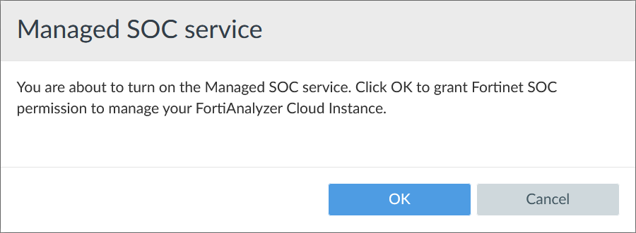 Configuring FortiAnalyzer Cloud | SOCaaS 23.2.0 | Fortinet Document Library