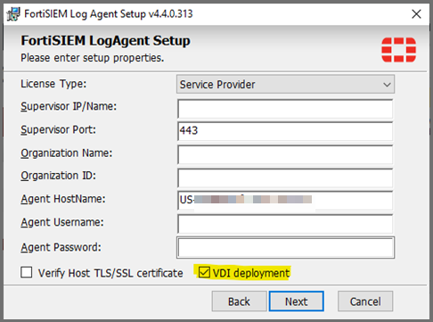 FortiSIEM Windows Agent 7.1.x | FortiSIEM 7.1.3 | Fortinet Document Library