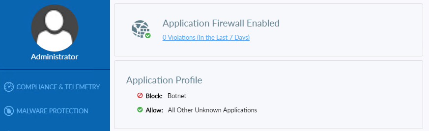 Application Firewall | FortiClient 7.4.2 | Fortinet Document Library