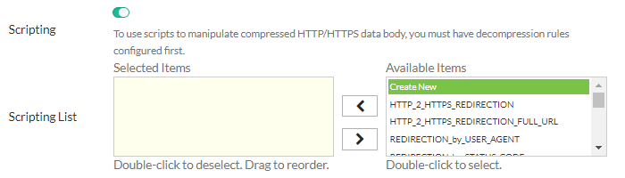 Using HTTP scripting | FortiADC 7.6.0 | Fortinet Document Library