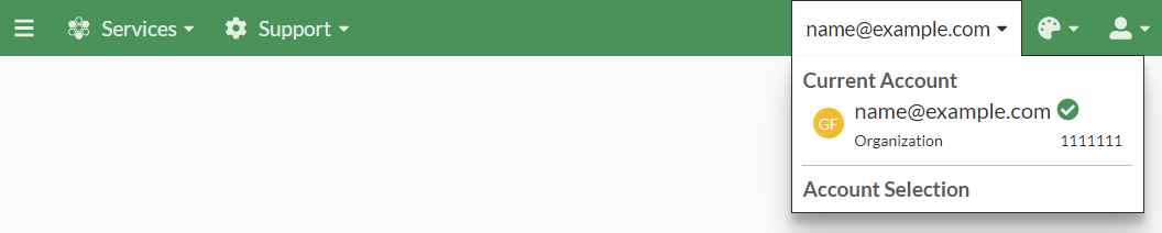 User menu | FortiGate CNF 22.4.0