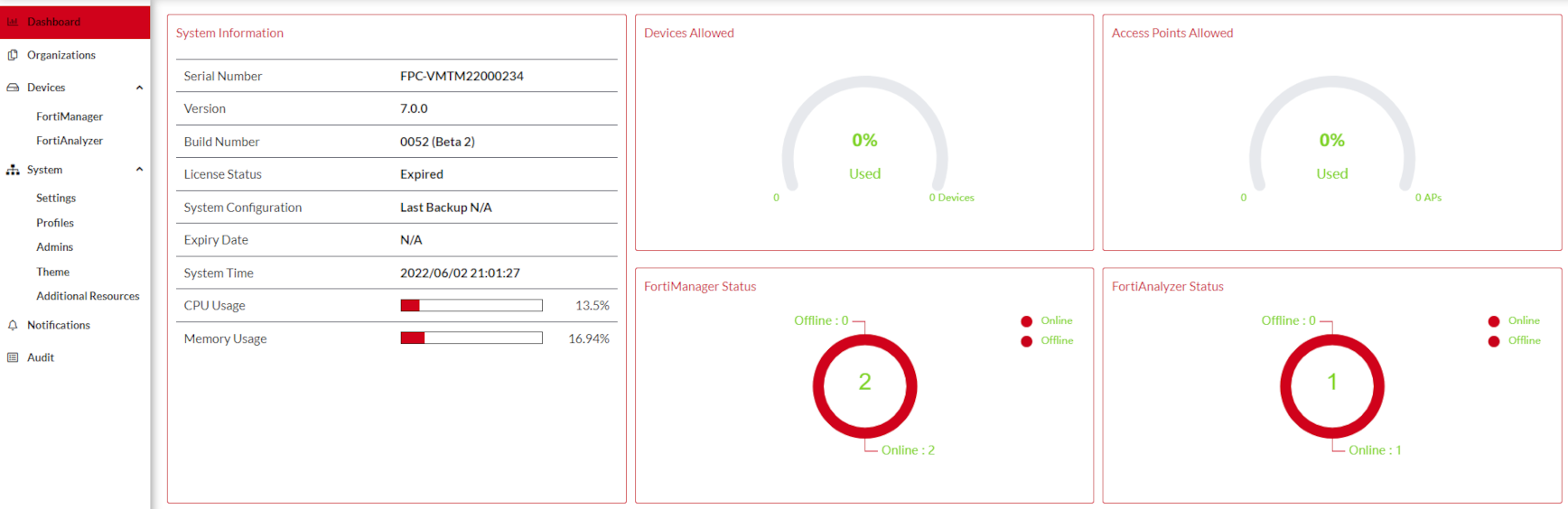 Color scheme options | FortiPortal 7.4.1 | Fortinet Document Library