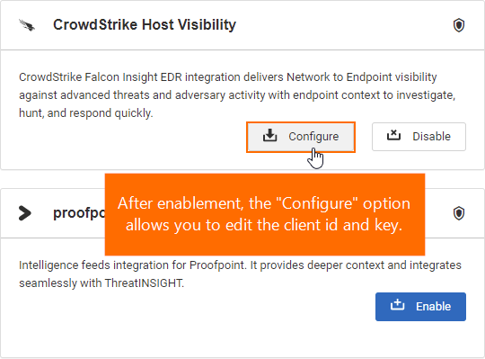 CrowdStrike Falcon | FortiNDR Cloud 2024.1.0 | Fortinet Document Library