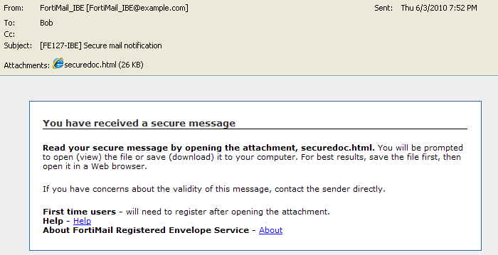 Configuring IBE encryption | FortiMail 7.4.1 | Fortinet Document Library