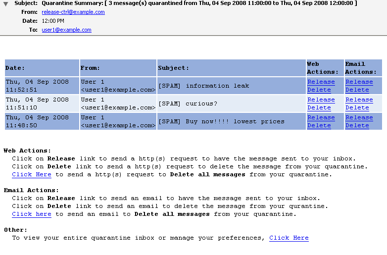 Accessing the personal quarantine and webmail | FortiMail Appliances ...