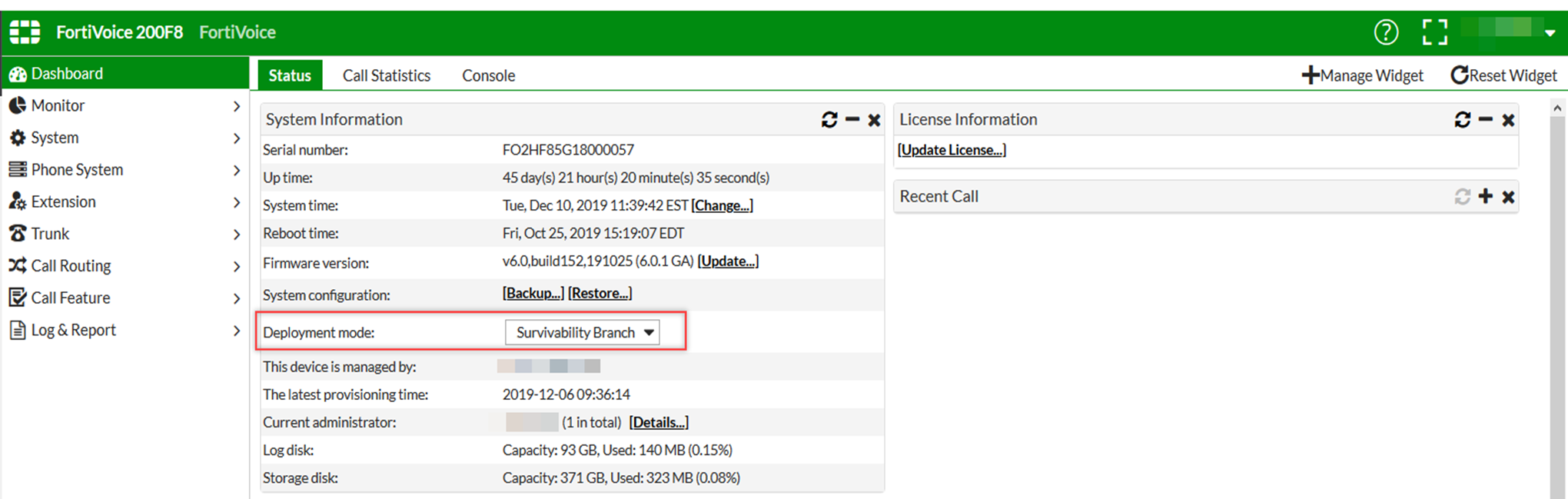 Configuring the deployment mode | FortiVoice 7.2.2 | Fortinet Document ...