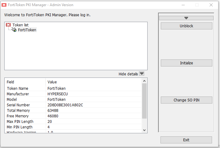 Using FortiToken 300 Series Token Manager - Admin Version | FortiToken 1.2.0 | Fortinet Document ...