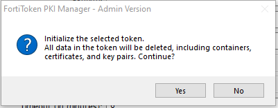 Initiailzing | FortiToken 1.2.0 | Fortinet Document Library