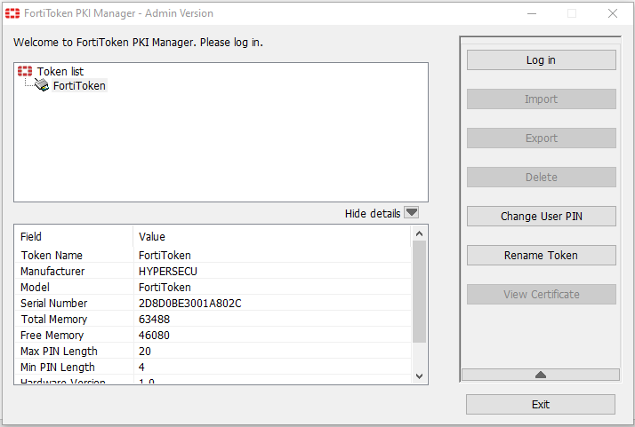 Using FortiToken 300 Series Token Manager - Admin Version | FortiToken ...