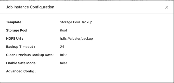 Incremental backups | FortiAnalyzer BigData 7.4.3 | Fortinet Document Library