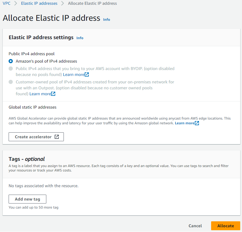 Appendix J: Installation on AWS | FortiPAM 1.3.0 | Fortinet Document ...