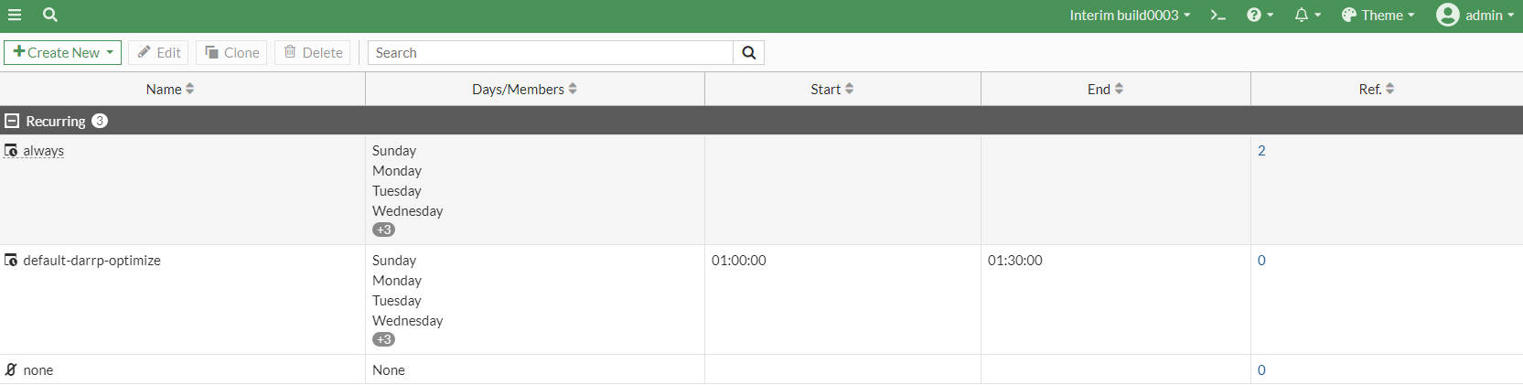 Schedule | FortiPAM 1.3.0 | Fortinet Document Library