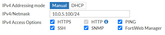 Configuring the Second vNIC on the FortiWeb | FortiWeb Public Cloud 6.4.0