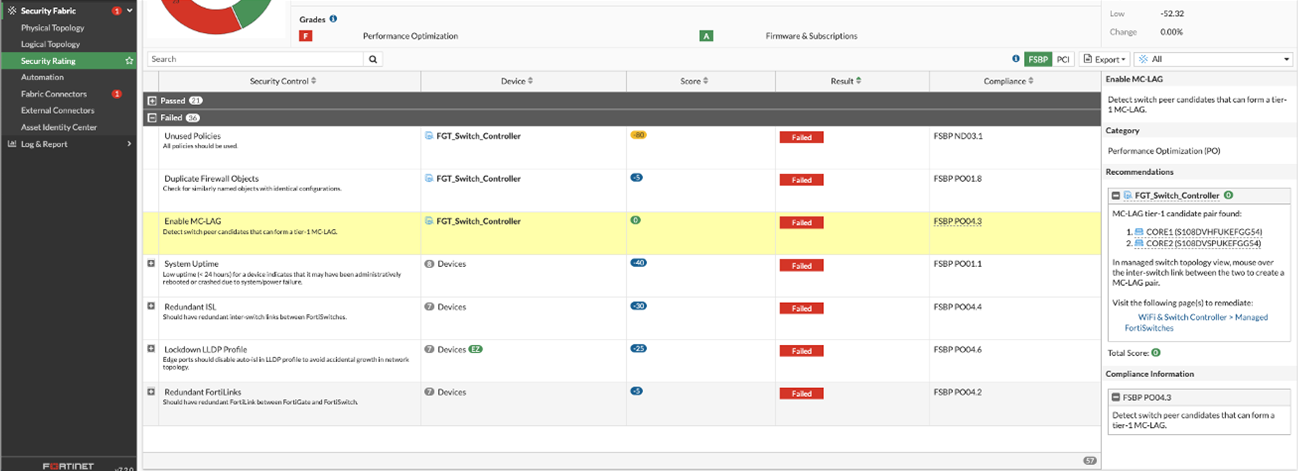 Transitioning from a FortiLink split interface to a FortiLink MCLAG | FortiSwitch 7.4.8 ...