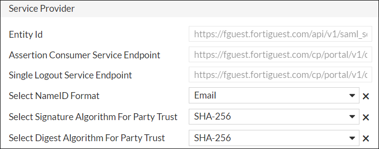 Adding Microsoft AD FS to FortiGuest | FortiGuest 1.2.0 | Fortinet ...