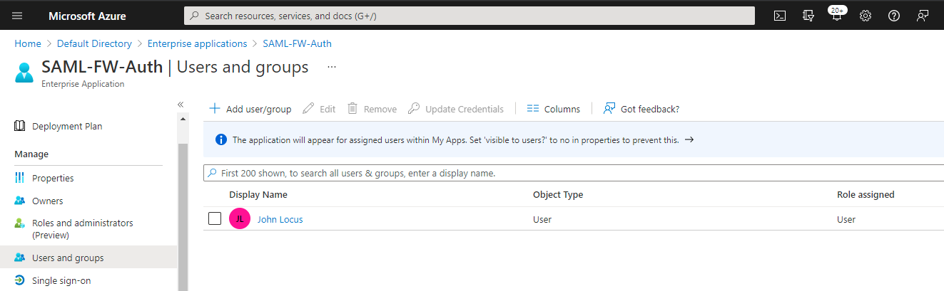 Outbound firewall authentication with Microsoft Entra ID as a SAML IdP ...
