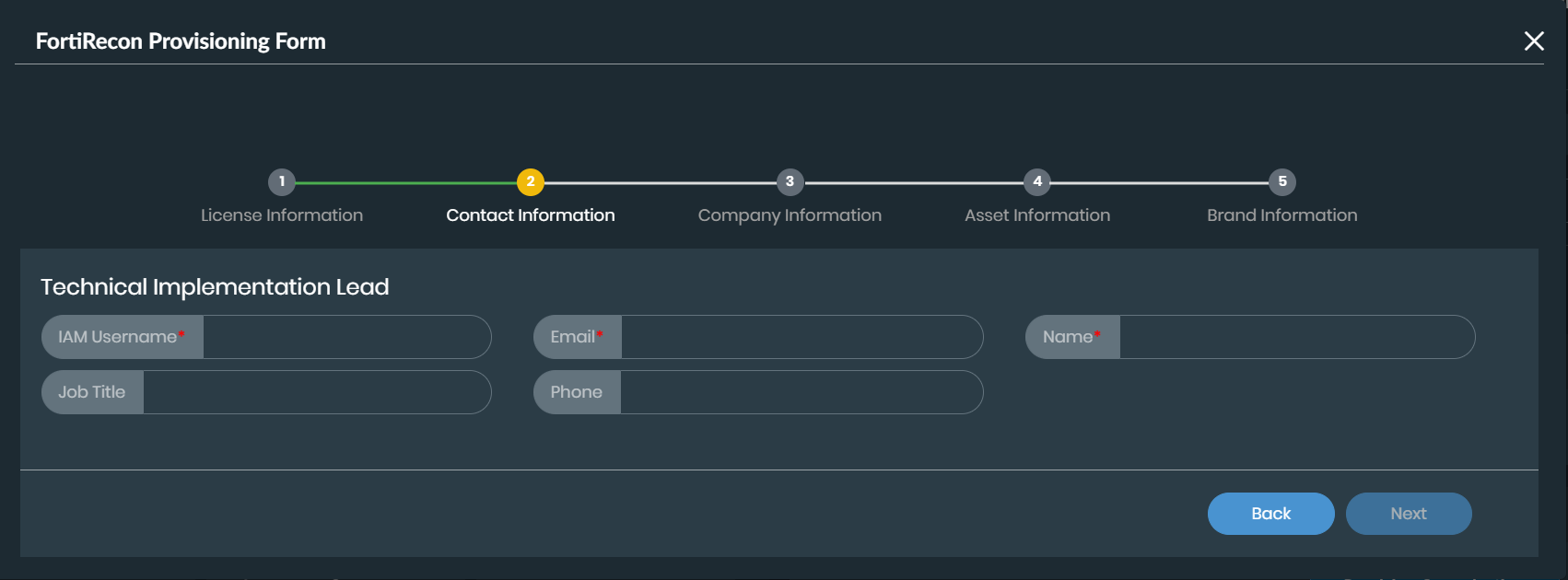 Provisioning FortiRecon | FortiRecon 25.2.0 | Fortinet Document Library