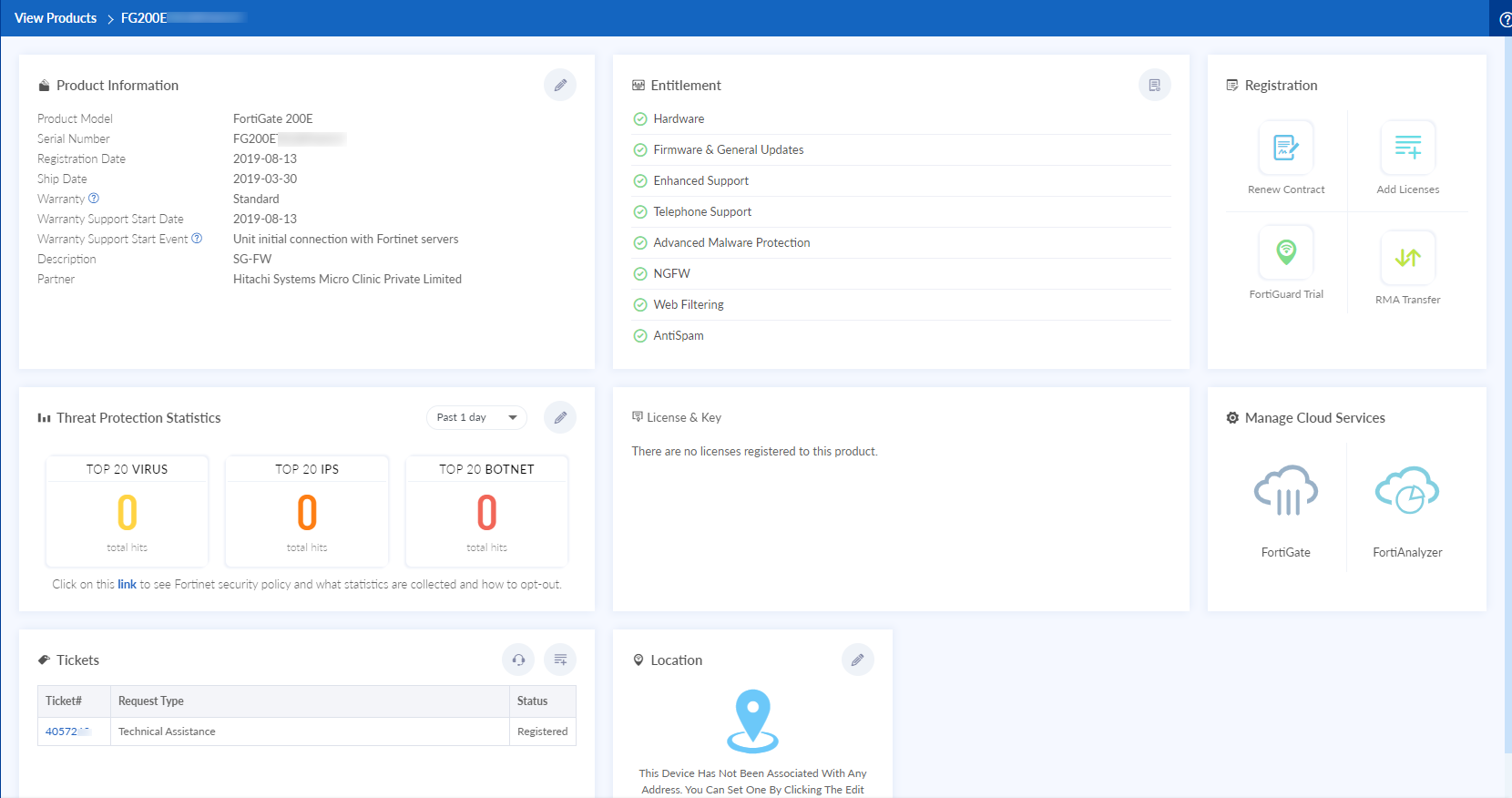 Asset Management | FortiCloud Account Services 22.3.0 | Fortinet ...