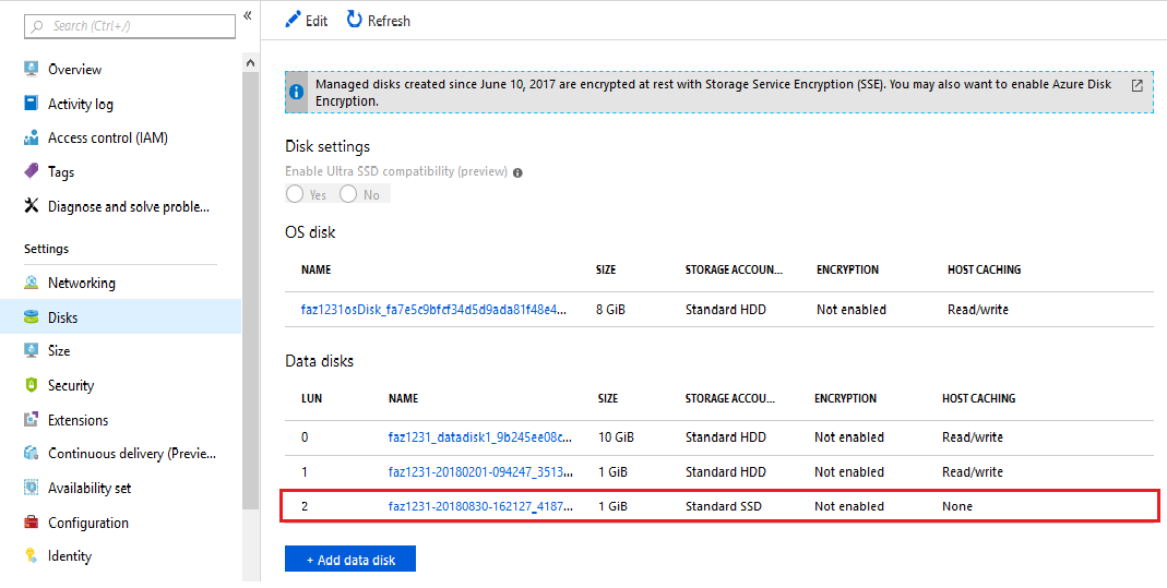 Deploying FortiAnalyzer on Azure | FortiAnalyzer Public Cloud 6.2.0 ...