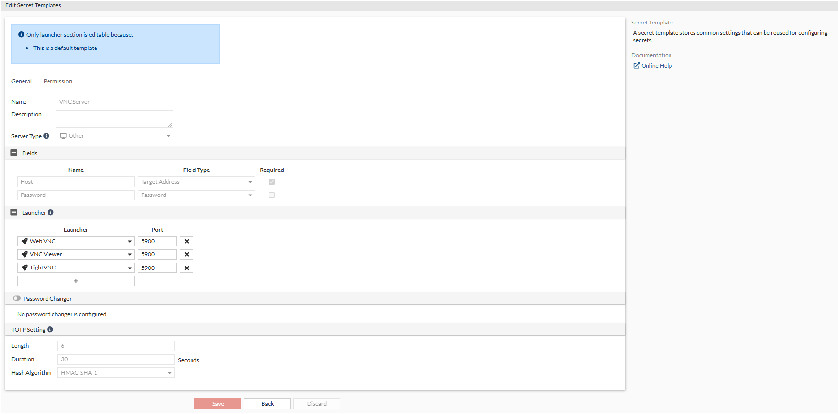 Setting up VNC connections Example | FortiPAM 1.6.0 | Fortinet Document ...