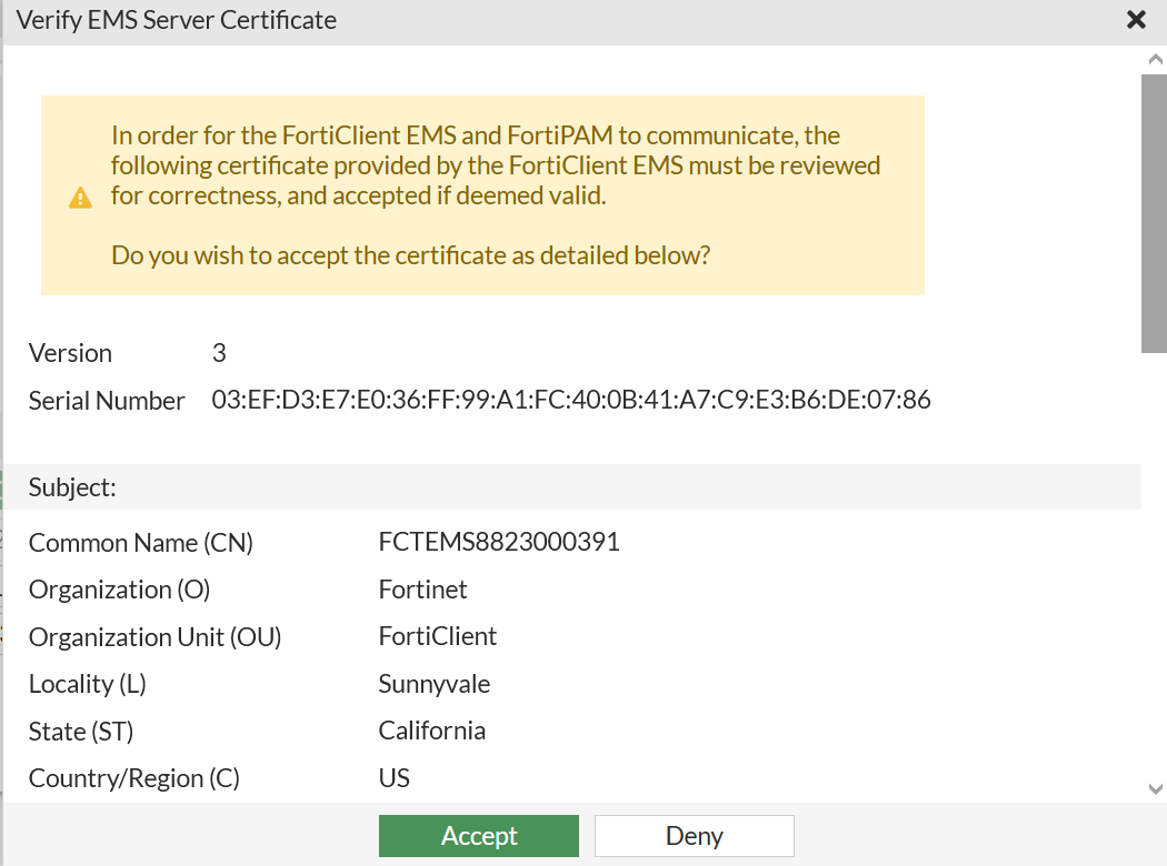 Fabric Connectors | FortiPAM 1.6.0 | Fortinet Document Library