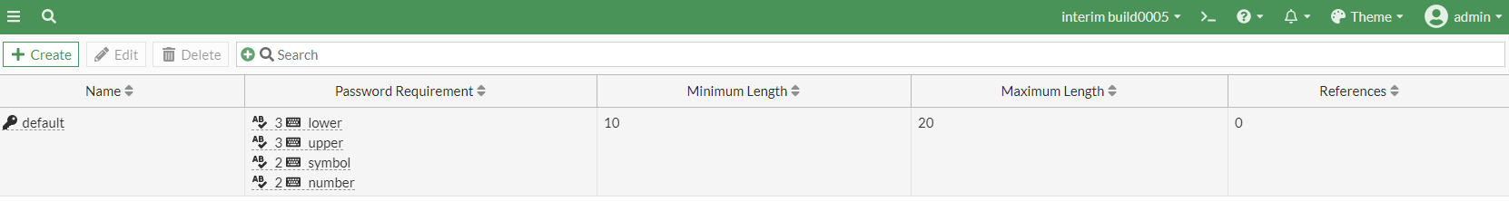 Password policies | FortiPAM 1.6.0 | Fortinet Document Library