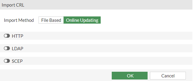 Importing a CRL (Certificate revocation list) | FortiPAM 1.6.0 ...